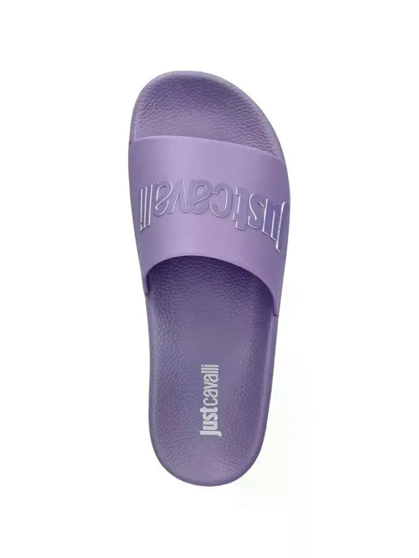 Just Cavalli Logo Embossed Slides
