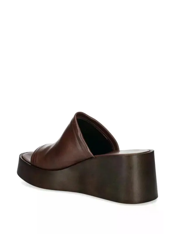 JONAK PARIS Eugene Wedge-heel Leather Sandals