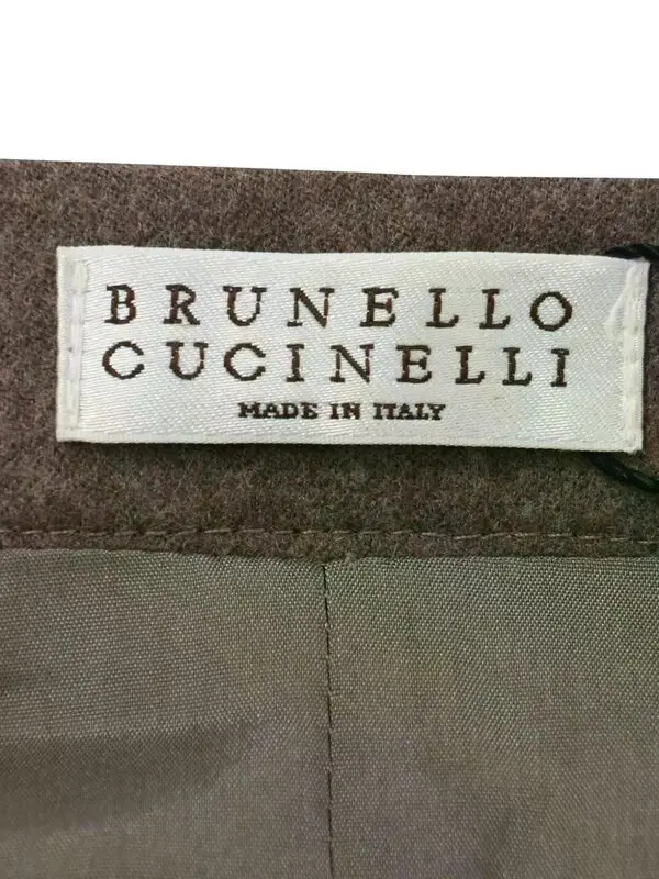 Brunello Cucinelli Zip-fastening Midi Skirt