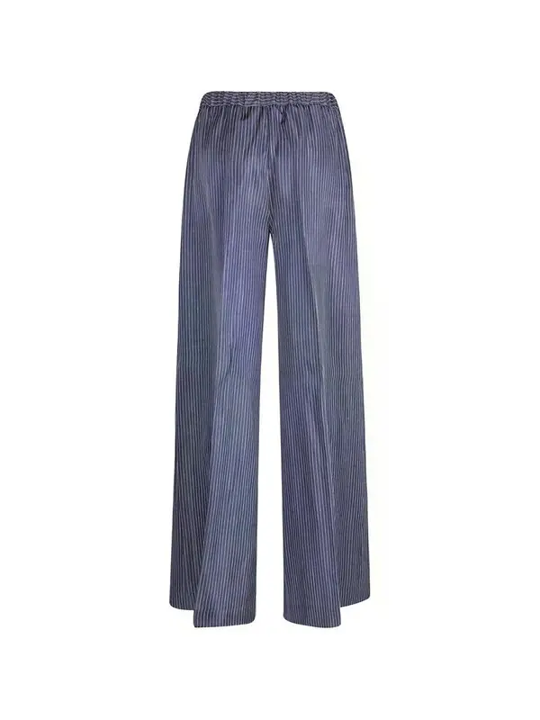 True Royal Pinstripe Drawstring Trousers