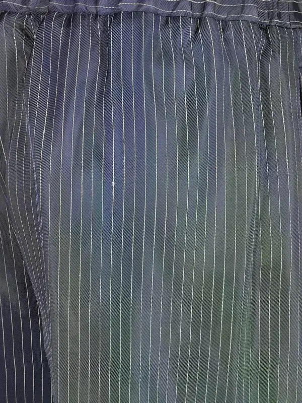 True Royal Pinstripe Drawstring Trousers