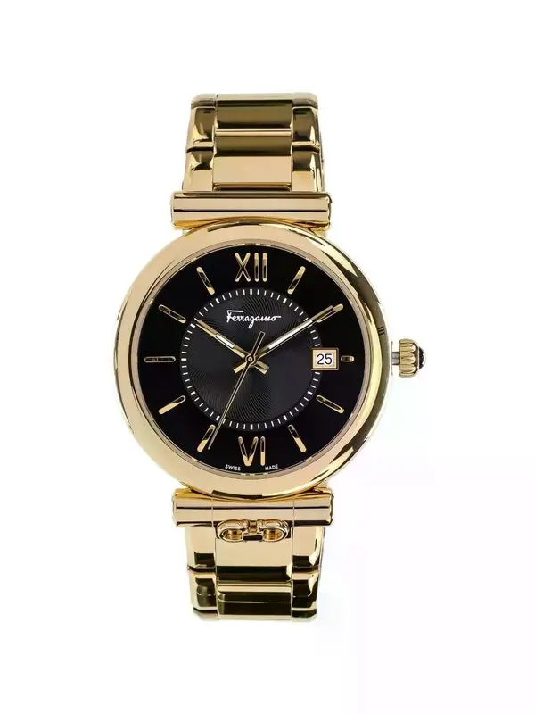 FERRAGAMO Ora 40mm Watch With Dial - Black