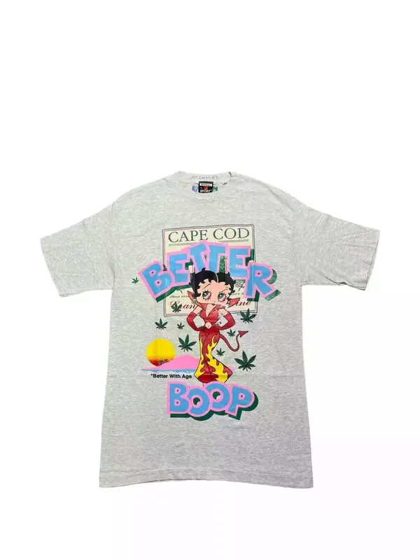 BETTER WITH AGE Better Boop Graphic-print T-shirt - Grey