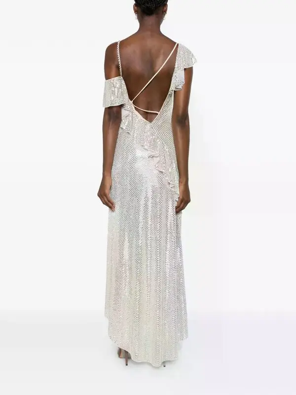 SELF-PORTRAIT Sequin-embellished Maxi Dress