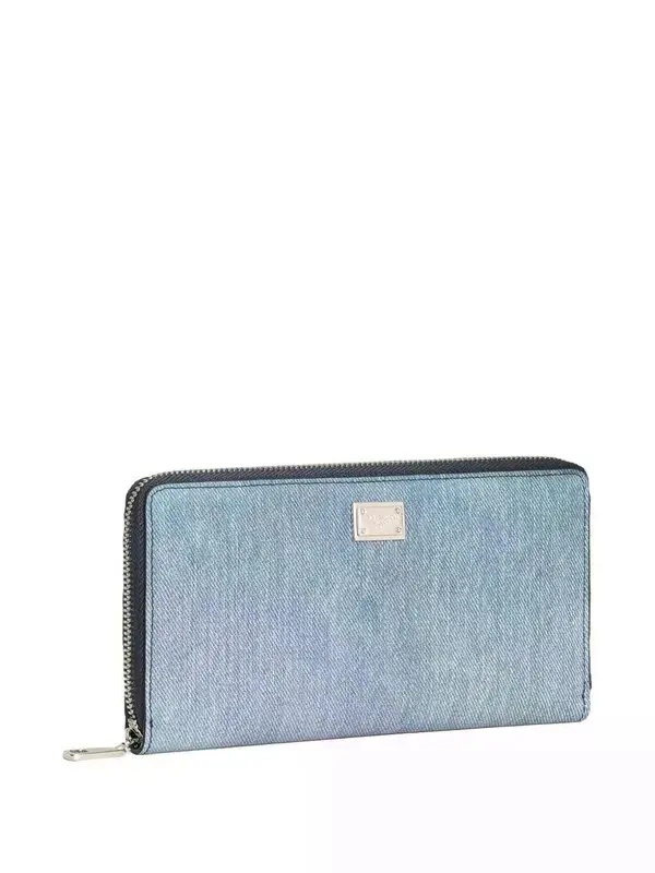 Dolce & Gabbana Denim Nubuck Wallet
