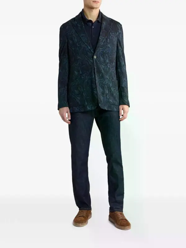 Etro Paisley-motif Single-breasted Blazer