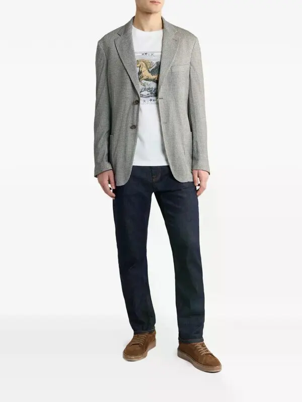 Etro Houndstooth-motif Blazer
