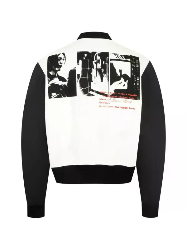 Givenchy Photographic Negative-print Bomber Jacket