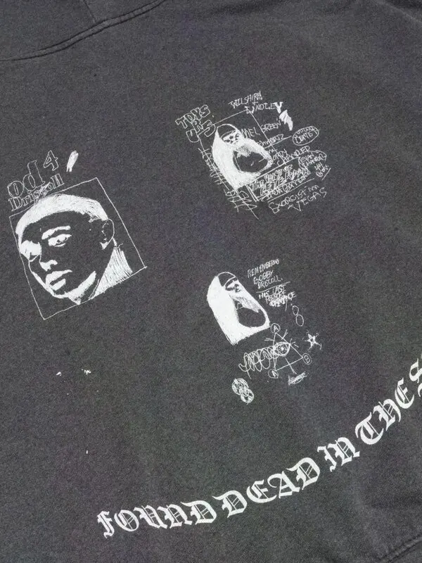 PALY Embroidered Distressed Hoodie