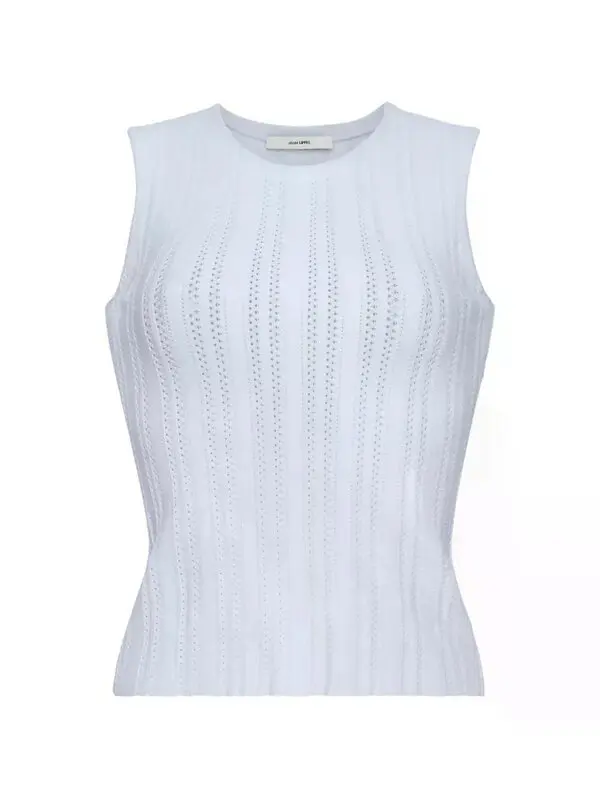 Adam Lippes Brynn Pointelle Knit Top