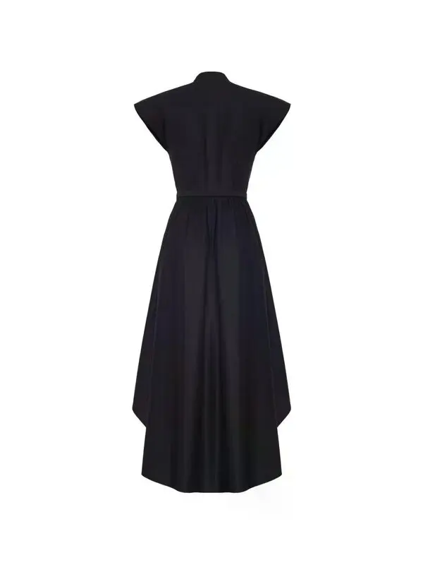 Adam Lippes Genevieve Belted Flared Dress