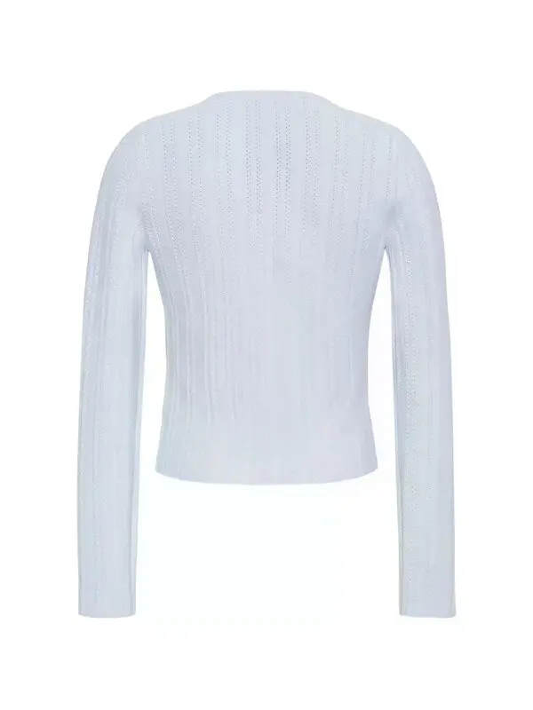 Adam Lippes Pointelle-knit Cardigan