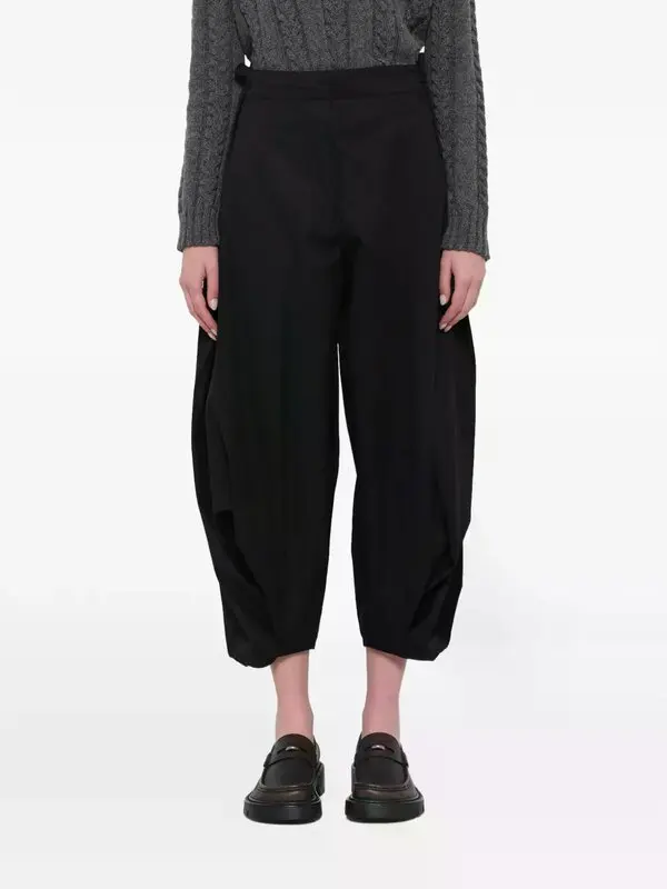 Loewe Draped Cropped Trousers