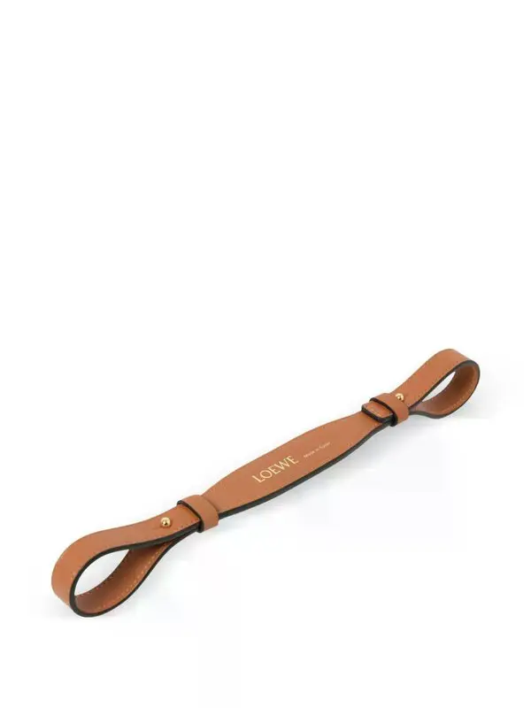 Loewe Logo Embossed Leather Strap
