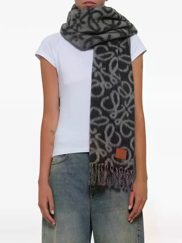 Loewe Anagram Reversible Scarf