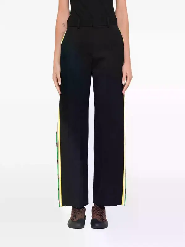 Loewe Pressed-crease Wide-leg Trousers