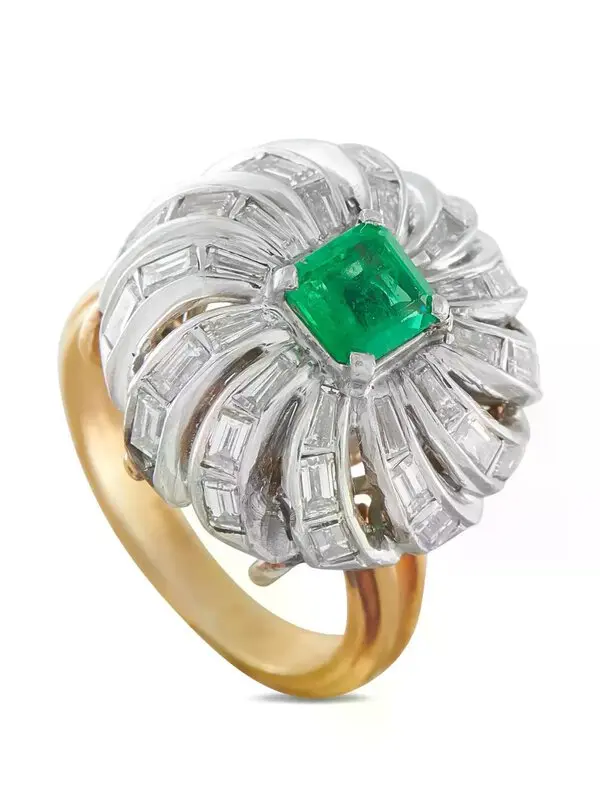 LB EXCLUSIVE Emerald And Diamond Ring