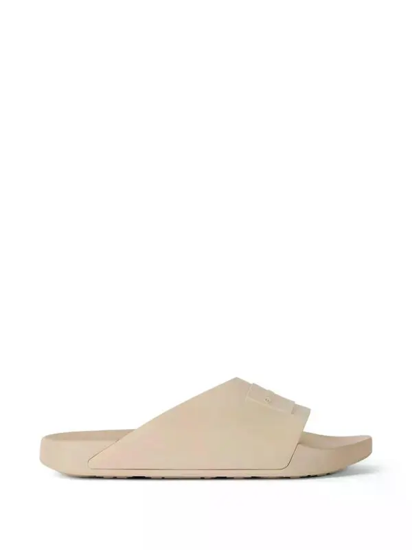 Givenchy Logo-patch Slides - Neutrals