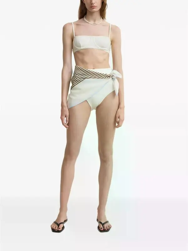 TOTEME Adjustable Strap Bikini Top - Neutrals