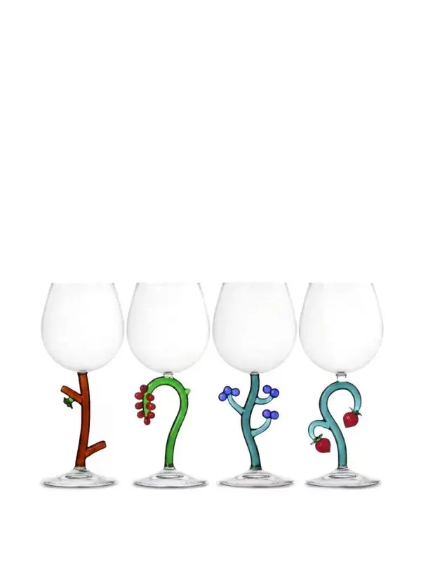 ICHENDORF MILANO Fruits And Flowers Wine Glasses - Multicolour