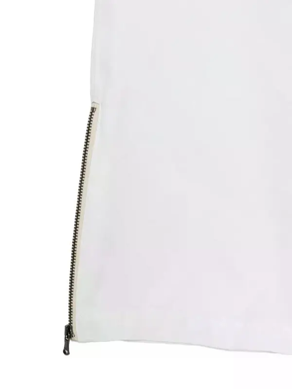 ROMEO GIGLI 1990s Zip-detail Cotton Trousers