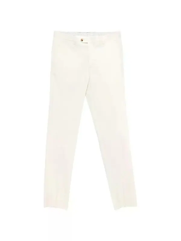 LUIGI BORRELLI Button-fastening Trousers - Neutrals