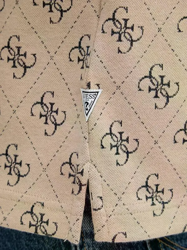 Guess Monogram-print Polo Shirt