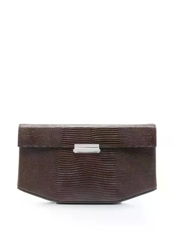 TOTEME Lizard-effect Leather Shoulder Bag