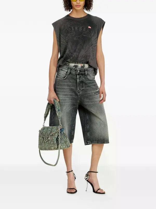 DIESEL® Distressed Denim Shorts