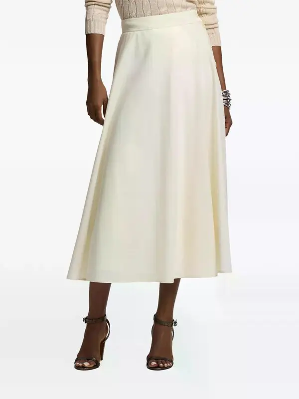 Ralph Lauren Kenzie A-line Midi Skirt