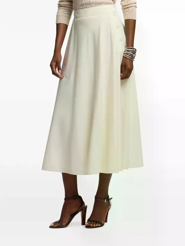 Ralph Lauren Kenzie A-line Midi Skirt