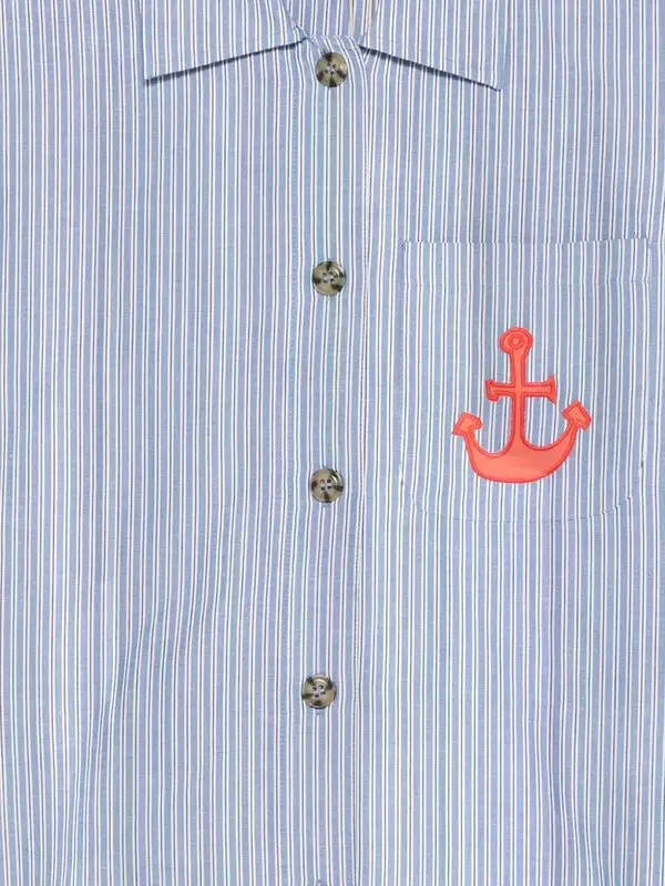 STELLA NOVA Striped Shirt With Anchor Patch