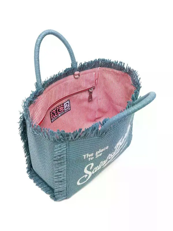 MC2 SAINT BARTH Colette Fringed Tote Bag