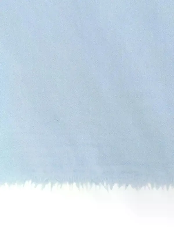 PRIVATE 0204 Frayed-hem Scarf - Blue