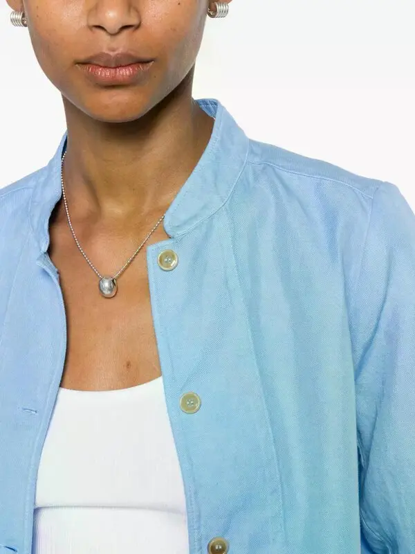 ROSSO 35 Mandarin Collar Button-up Jacket