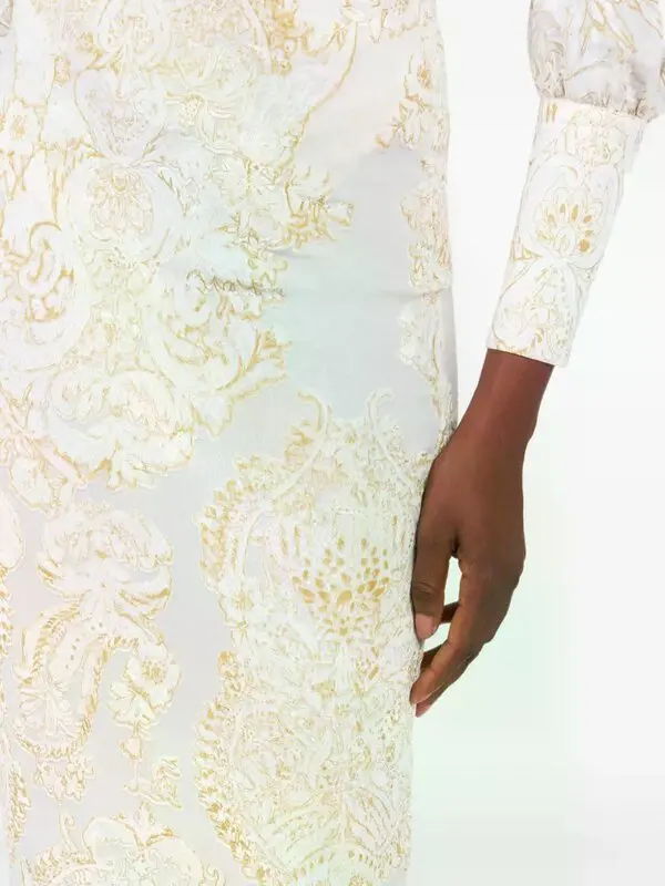 Roberto Cavalli Devoré Skirt