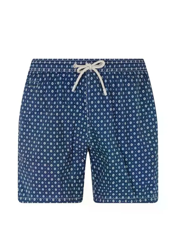 MC2 SAINT BARTH Lighting Micro Floral-print Swim Shorts