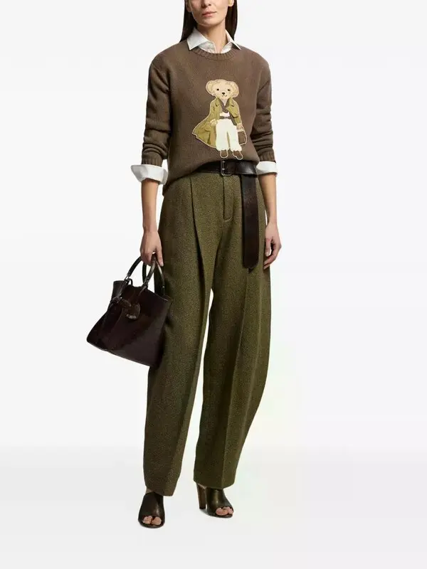 Ralph Lauren Polo Bear Cashmere Sweater - Brown