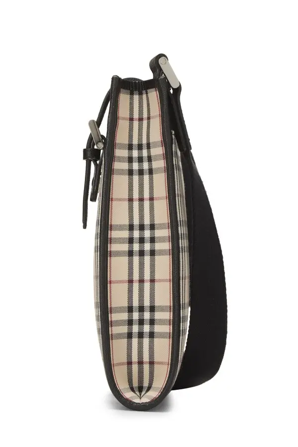 Burberry House Check Canvas Crossbody Bag
