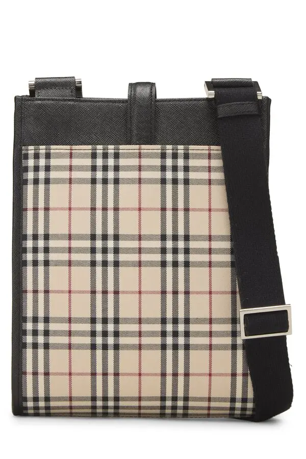 Burberry House Check Canvas Crossbody Bag