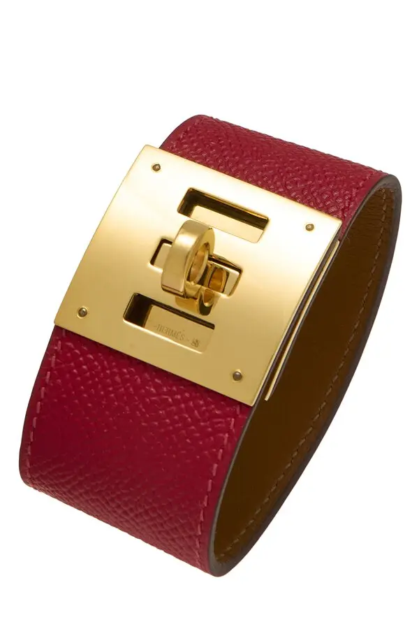 Hermès Kelly Dog Bracelet - Red