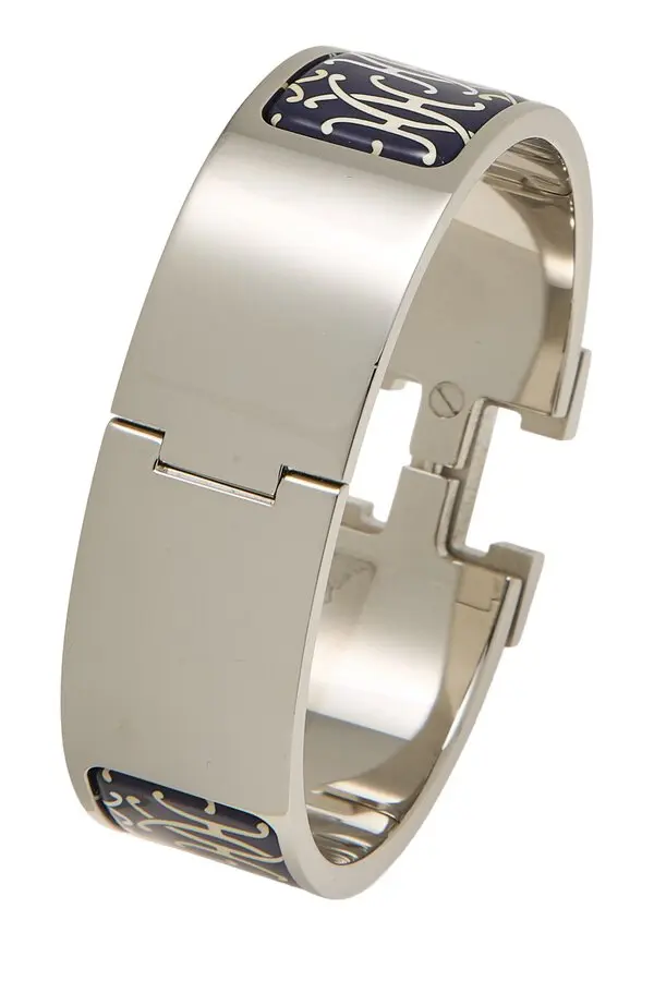 Hermès Multicolor Enamel Clic-clac H Bracelet