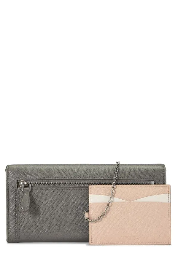 Prada Saffiano Continental Wallet