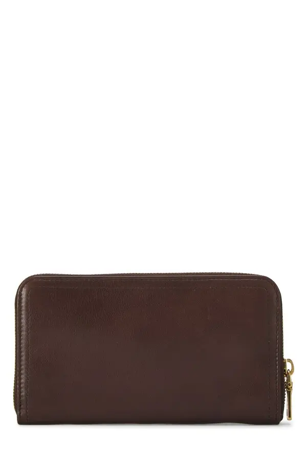 Prada Calfskin Zip Around Wallet