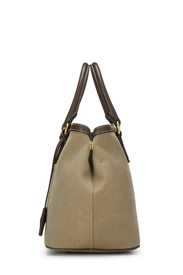 Prada Jacquard Logo Convertible Handbag