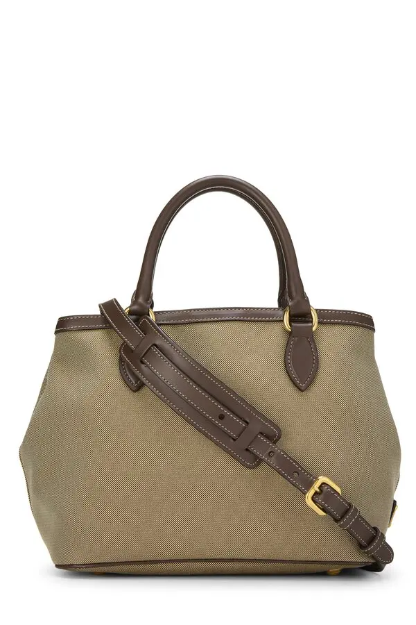 Prada Jacquard Logo Convertible Handbag