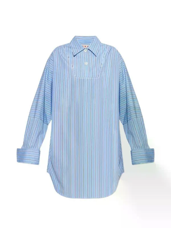 Marni Striped Cotton Dress