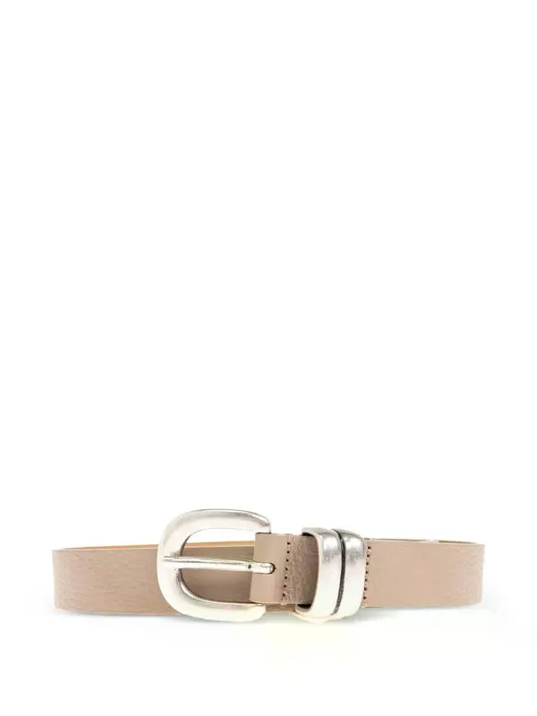 BY MALENE BIRGER Zoilo Leather Belt - Neutrals