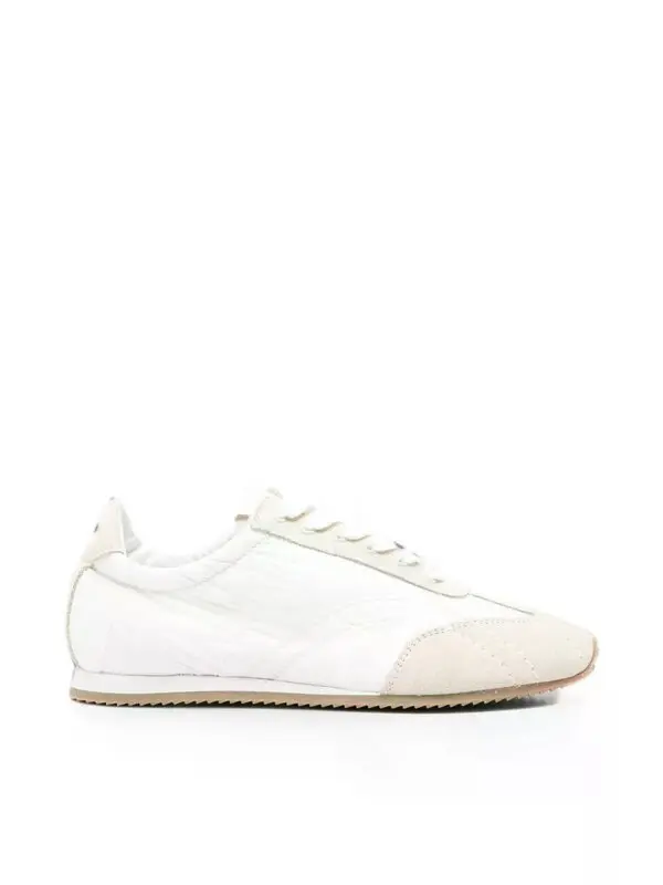 TOTEME Flex Panelled Lace-up Sneakers - Neutrals