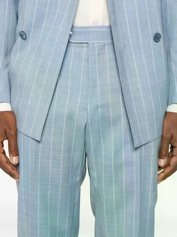 LUIGI BIANCHI Pinstripe Double-breasted Suit